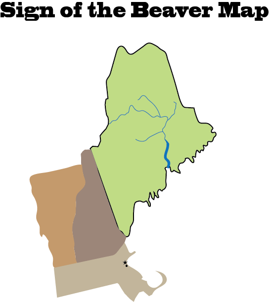 Sign of the Beaver Map